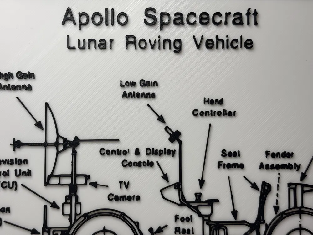 Lunar Roving Vehicle - Moon Buggy - Blueprint by PaperPlaneLab - 纸飞机工作室 ...
