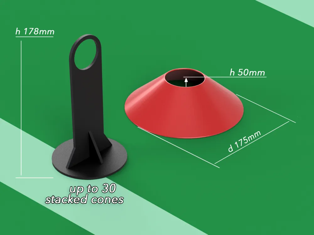 Training Cones Kit - Free 3D Print Model - MakerWorld