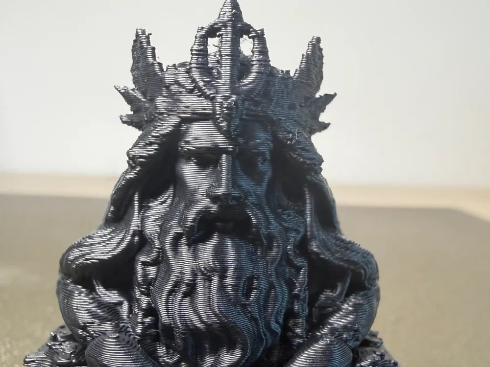 Greek god Poseidon statue - Free 3D Print Model - MakerWorld