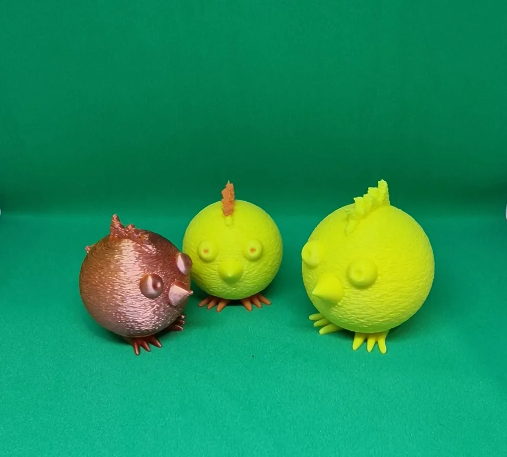 Happy Easter chicks - chickens by MJD - MakerWorld