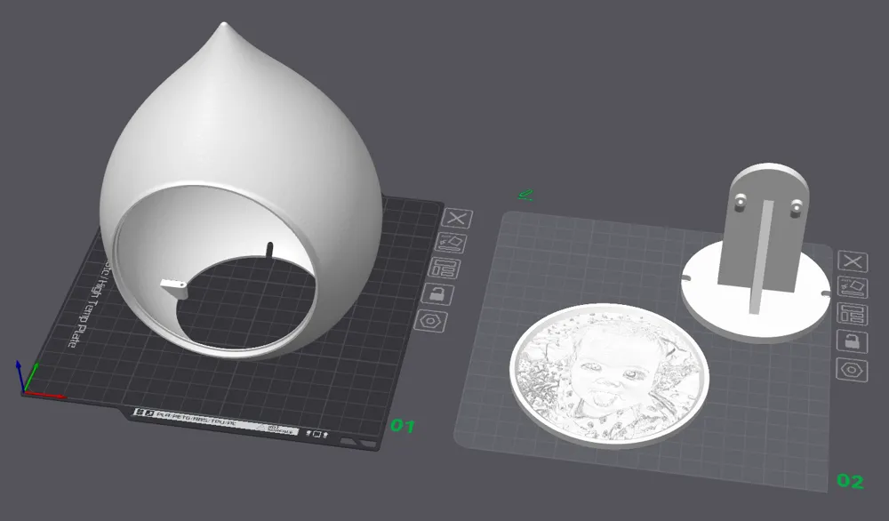 Lithophane Lamp (LED Lamp Kit-001) by Arkktos MakerWorld: Download Free ...