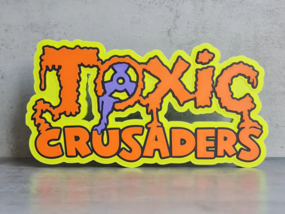 Logotipo / Sinal dos Toxic Crusaders - Modelo gratuito para impressão ...
