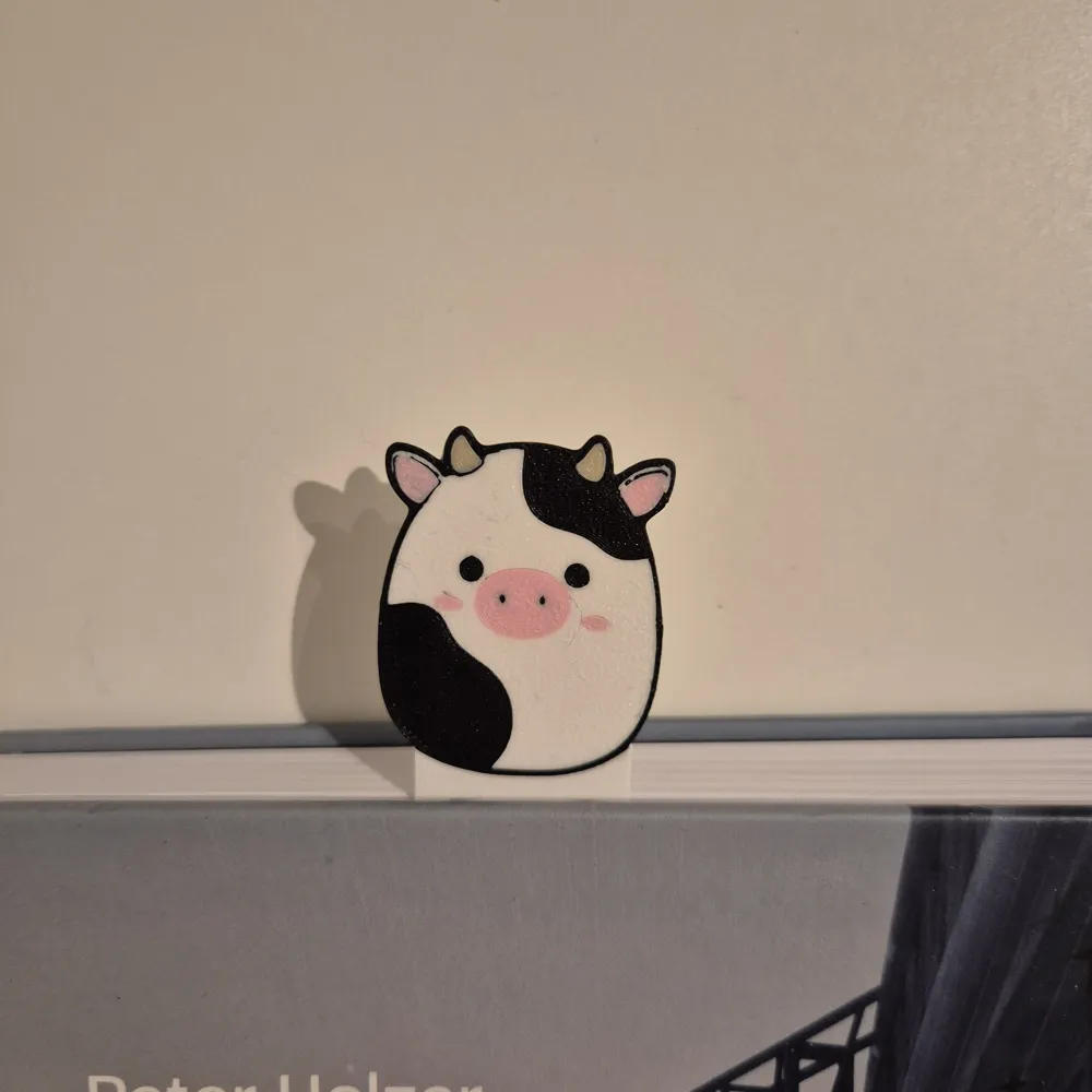 Squishmallow cute cow bookmark by WeekendEngineer MakerWorld: Download ...