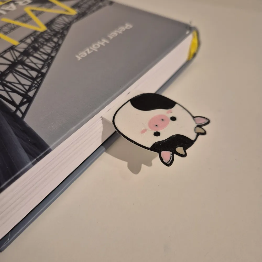 Squishmallow cute cow bookmark by WeekendEngineer MakerWorld: Download ...
