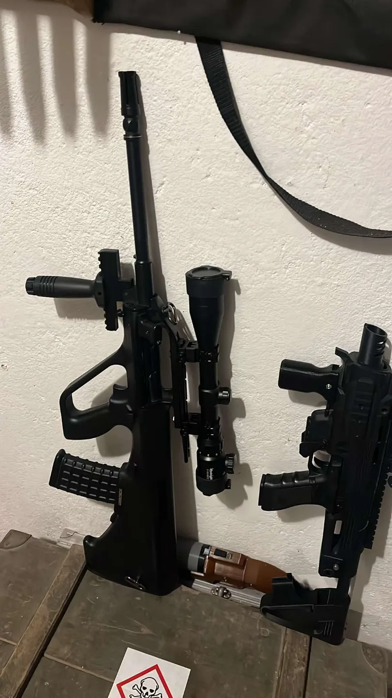 Airsoft Steyr AUG with under-barrel RIS rails by Ainon3Dprint - MakerWorld