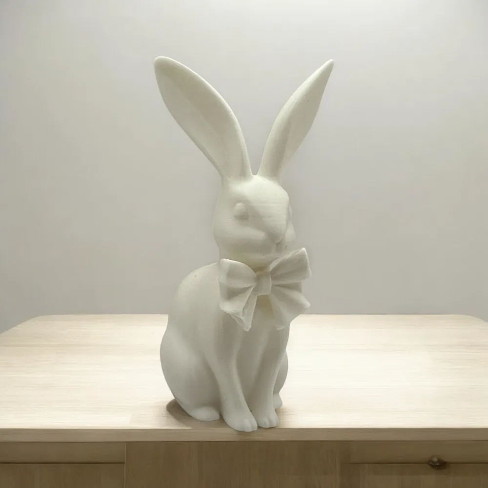 Adorable Bunny with Ribbon – Perfect Easter Accent by VASEE - MakerWorld