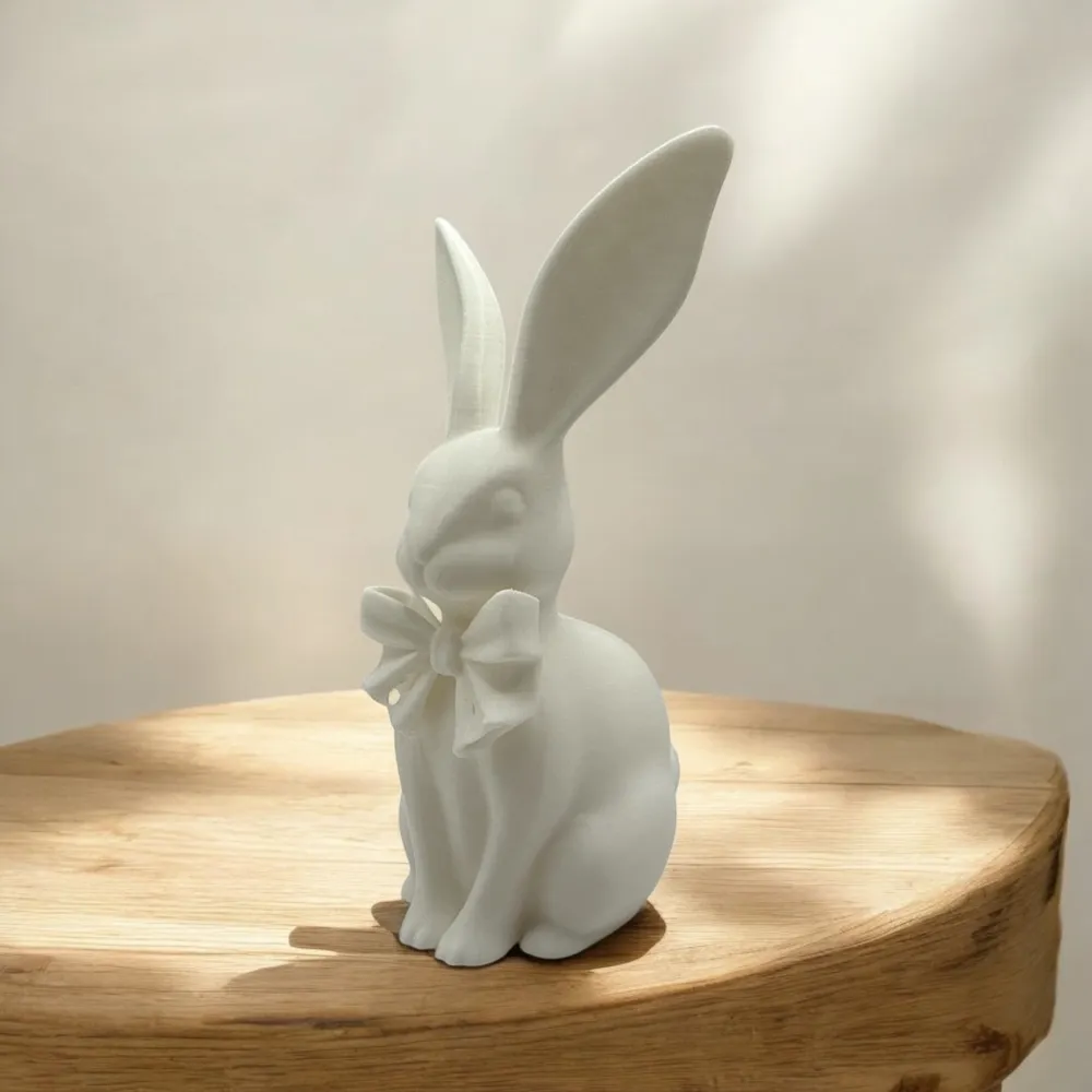 Adorable Bunny with Ribbon – Perfect Easter Accent by VASEE - MakerWorld