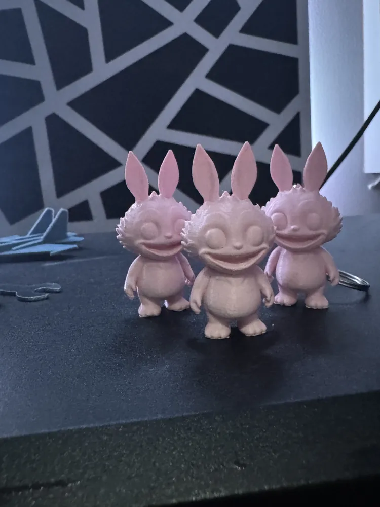 Labubu Keychains – Miniature Collectible Figurines by CraftedDesigns ...