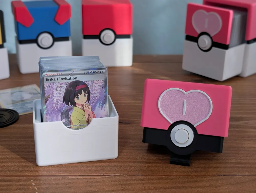 Pokémon Deck Box - Love Ball by designs.by.Marcum MakerWorld: Download ...