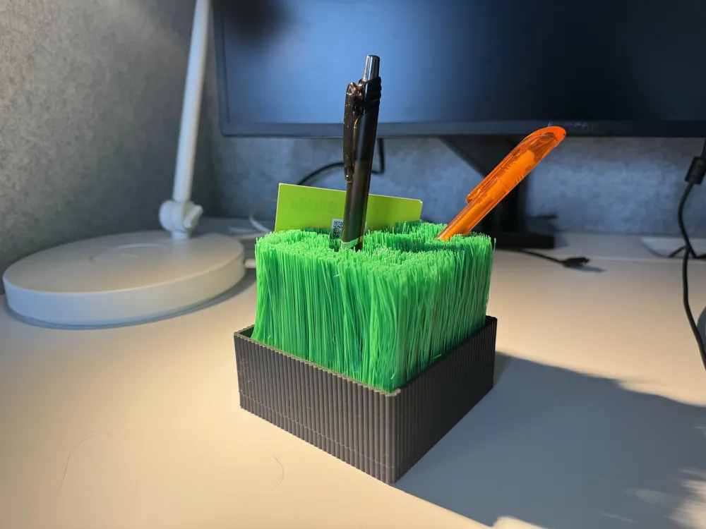 Grass Desk Organizer by Jalu MakerWorld: Download Free 3D Models