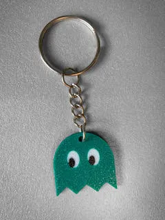 Pacman Ghost keyring by carlosmunarriz82 - MakerWorld