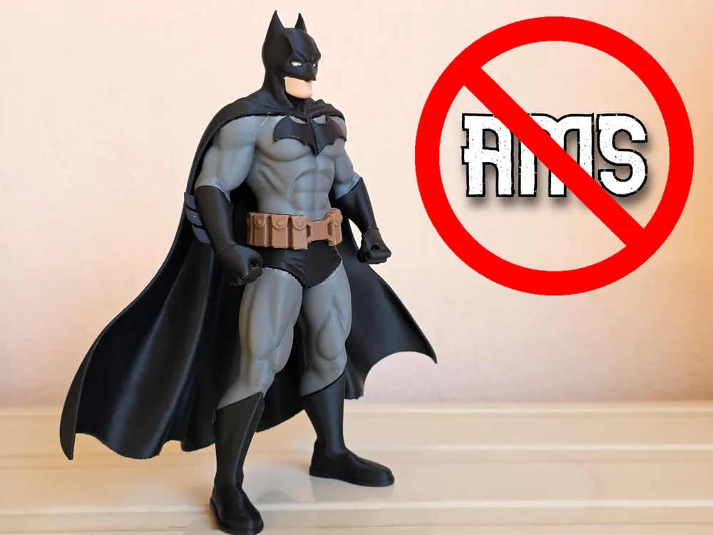 Batman DC / No AMS - Free 3D Print Model - MakerWorld