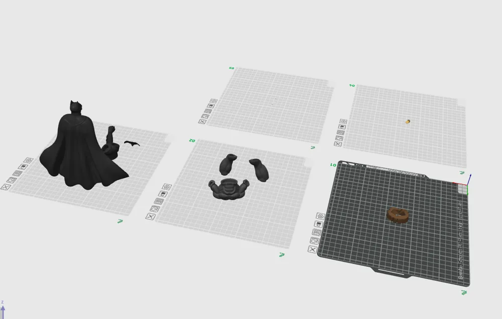 Batman DC / No AMS - Free 3D Print Model - MakerWorld