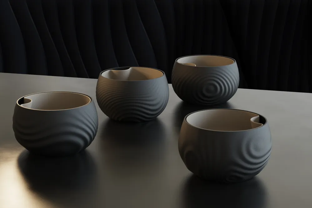 Stillwater Planters x4 with Self-Watering Inserts - Free 3D Print Model ...