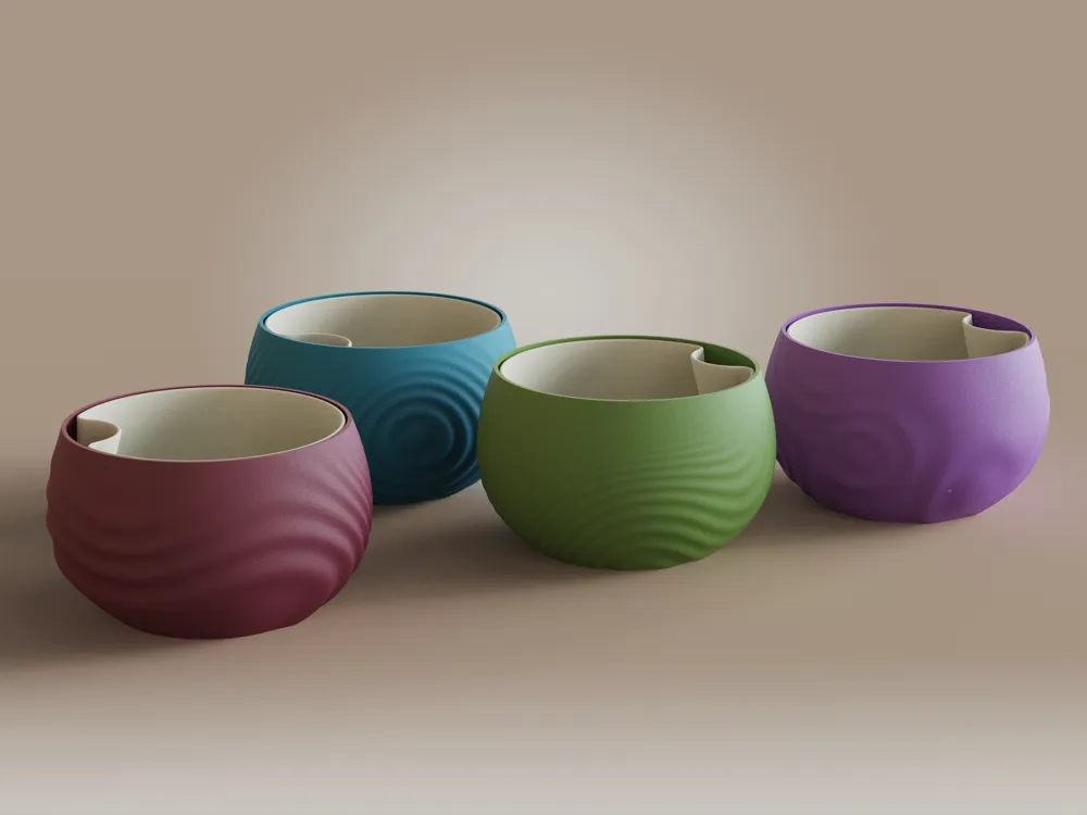 Stillwater Planters x4 with Self-Watering Inserts - Free 3D Print Model ...