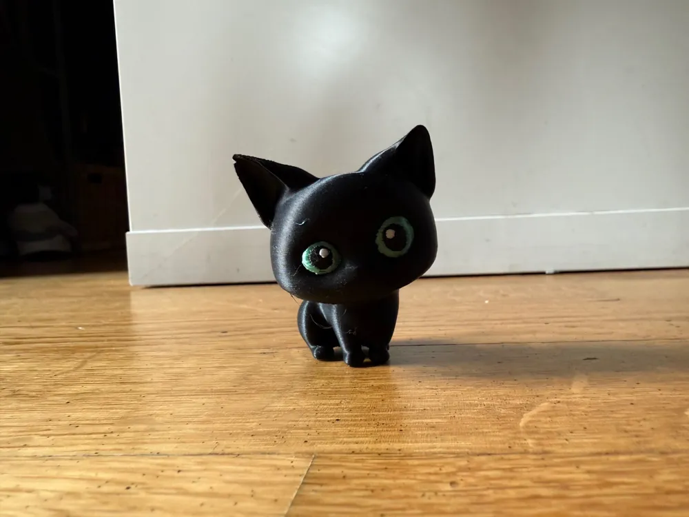 Cute Black Cat - Printmon by Bloodberryjuice - MakerWorld