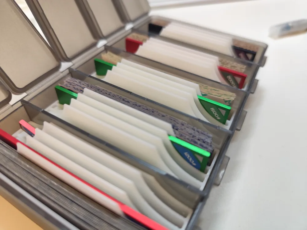 Sandpaper Storage Box Inlays (DSPIAE) by iamwhoiam - MakerWorld