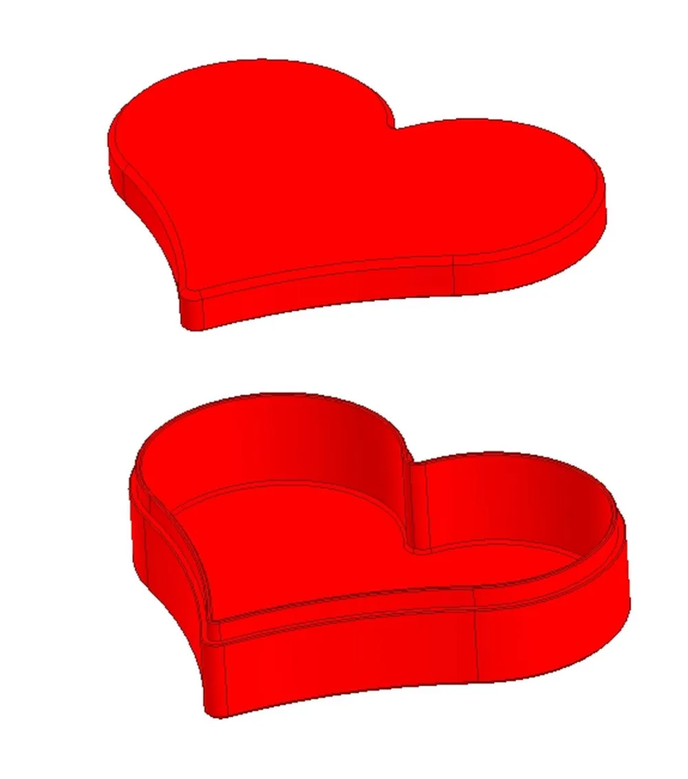 Heart Box with customizable Text by DocLex MakerWorld: Download Free 3D ...
