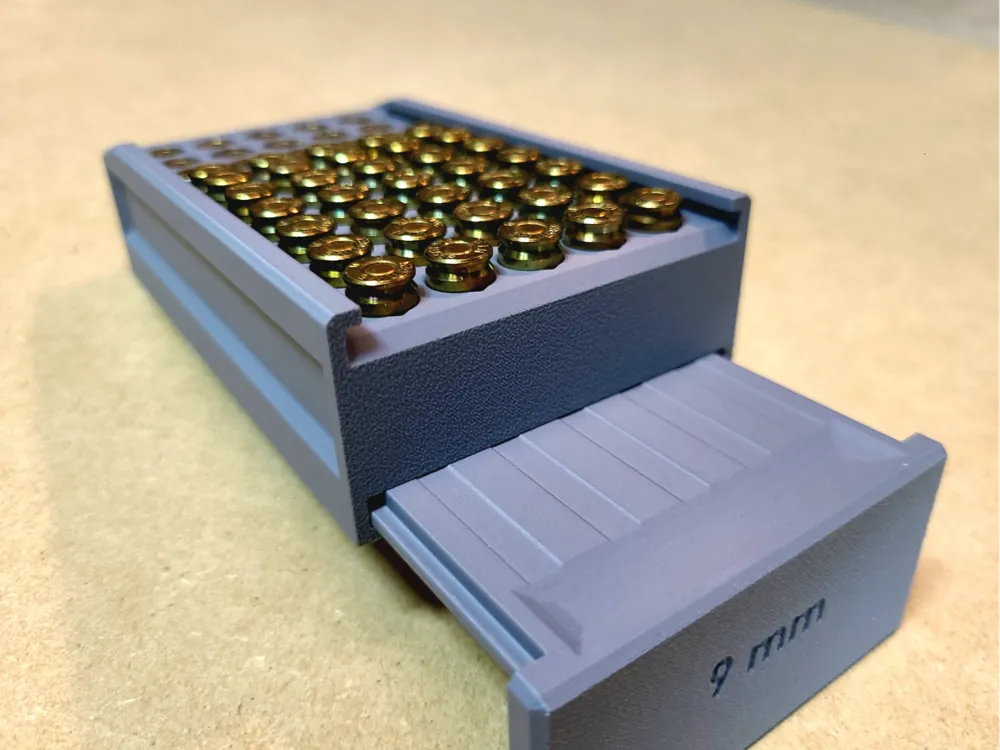 9mm Ammo Case - Free 3D Print Model - MakerWorld