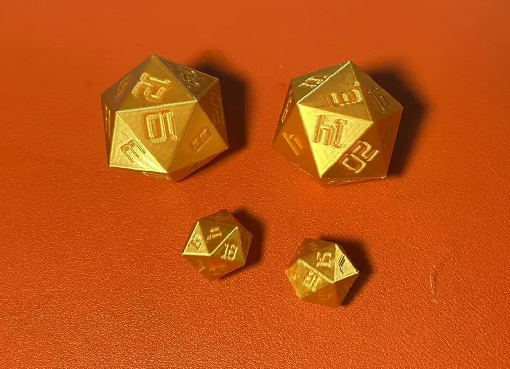 Ten-sided dice and twenty-sided dice by 冰鱼面包MakerWorld: Download Free ...