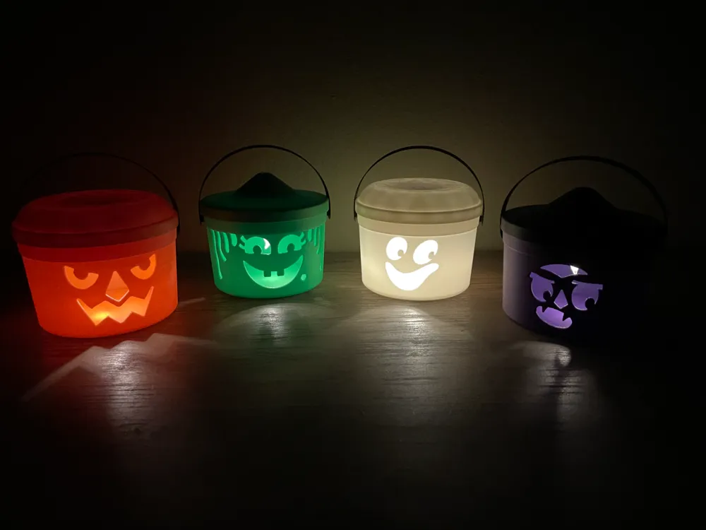Halloween Mcdonalds Boo Bucket Tea light lanterns by Mr.Fusible ...
