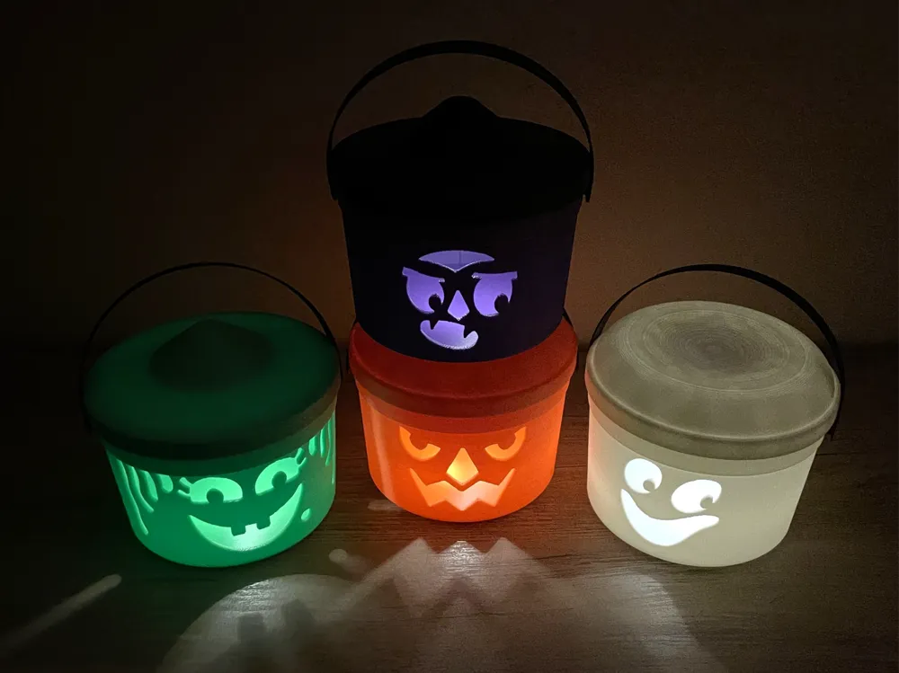 Halloween Mcdonalds Boo Bucket Tea light lanterns by Mr.Fusible ...