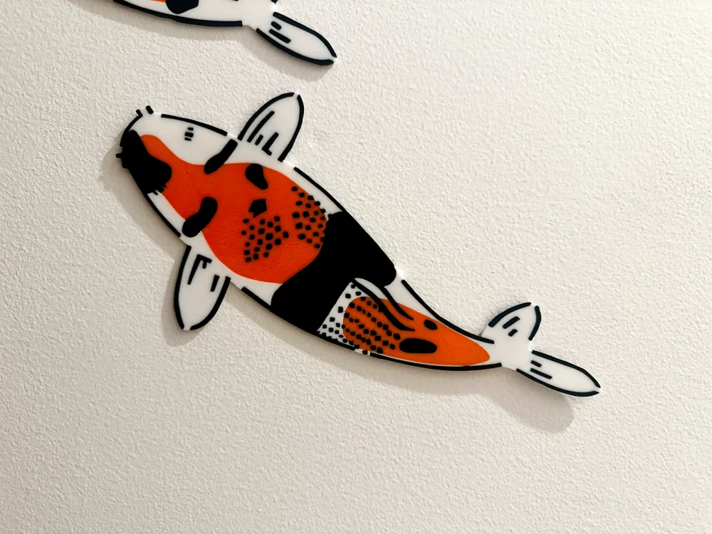 Koi Wall Art by maxman - MakerWorld