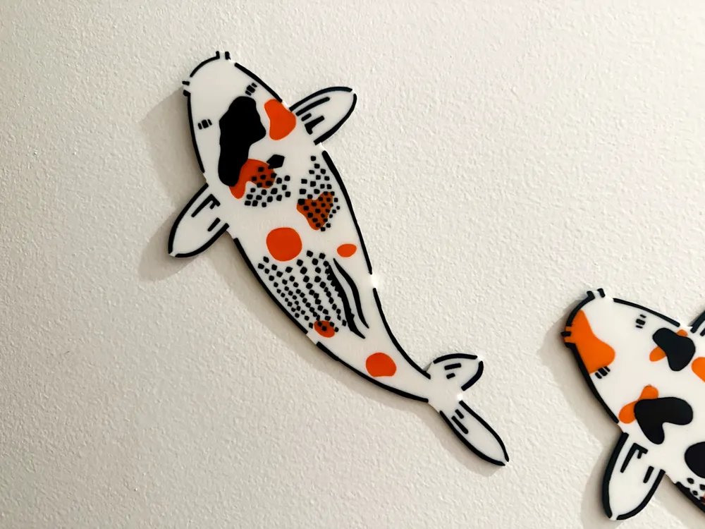 Koi Wall Art by maxman - MakerWorld