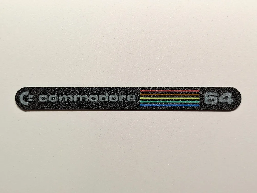 Commodore 64 Badge by Ken Mills - MakerWorld