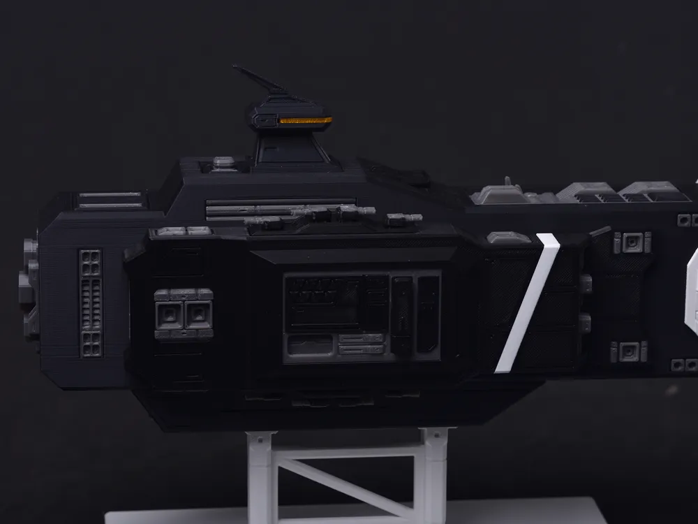 【1/1250】CFS-80AS Hidden Dragon Class Assault Flagship - Free 3D Print ...