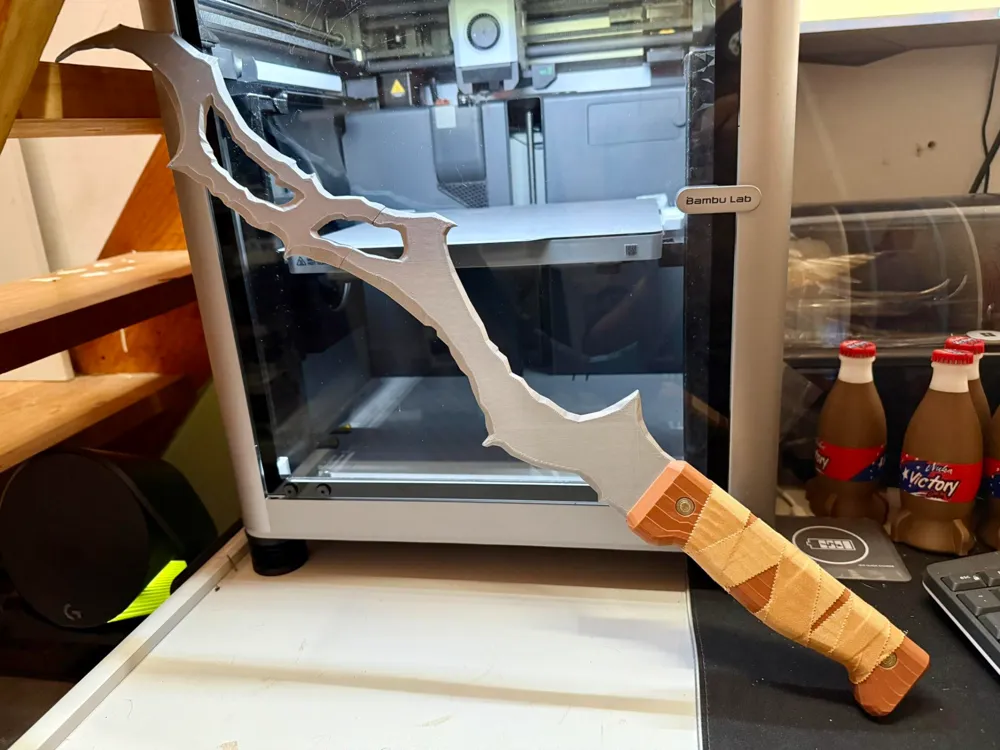 Kremvh's Tooth - Fallout Sacrificial Blade Machete by Faran3D - MakerWorld