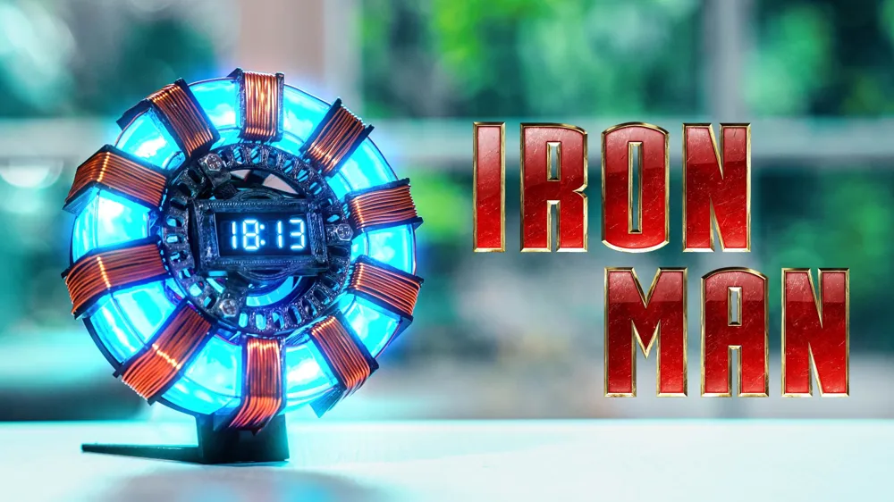 Iron Man Arc Reactor Clock by Jéjé l'ingé MakerWorld: Download Free 3D ...