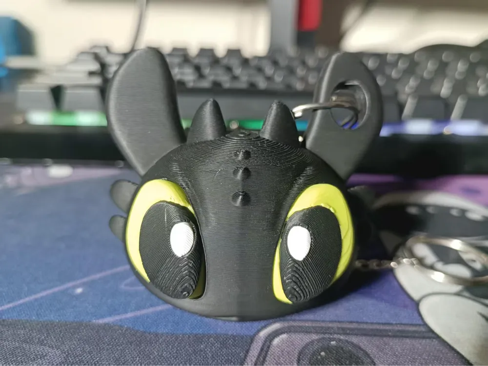 Toothless Pendant by 袁苹果3D打印 MakerWorld: Download Free 3D Models