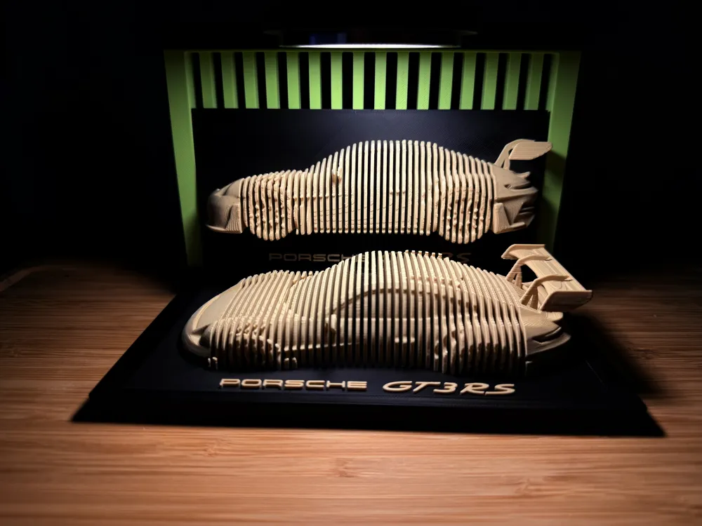 Porsche 911 GT3 RS (992) - Layered Car Model - Free 3D Print Model ...