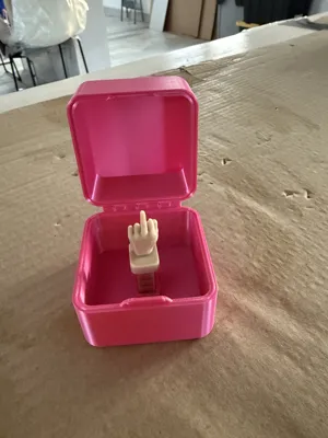 Middle Finger Gift Box with print in place hinge! by JB Designs ...