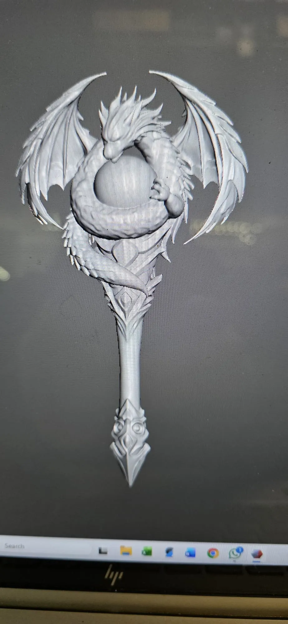 Scepter of the First Coil - Free 3D Print Model - MakerWorld