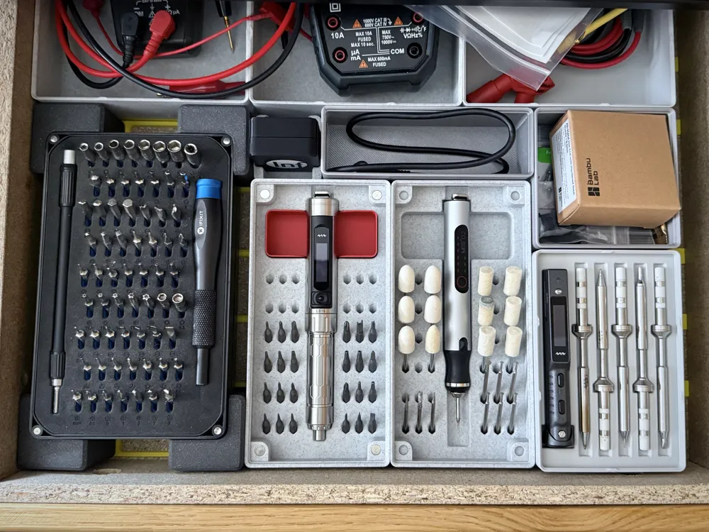 Miniware TS101 Dual Layer Gridfinity Bin Ruthex by pixelwave MakerWorld ...