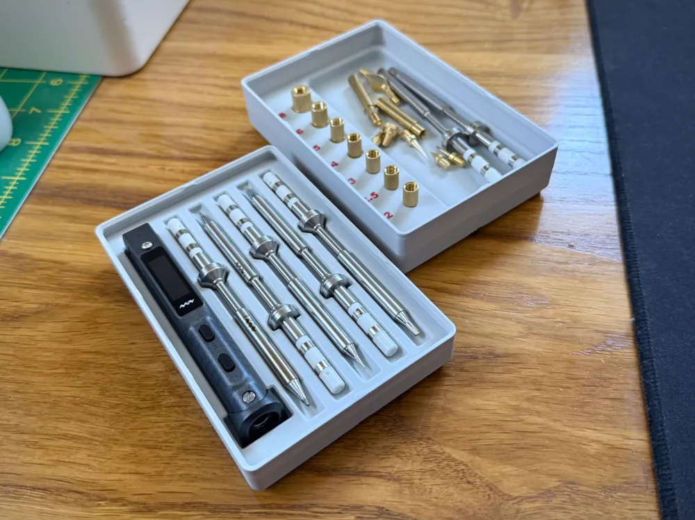 Miniware TS101 Dual Layer Gridfinity Bin Ruthex by pixelwave MakerWorld ...