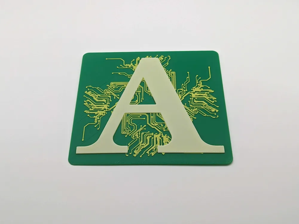 PCB Monogram Letters by Ken Mills - MakerWorld