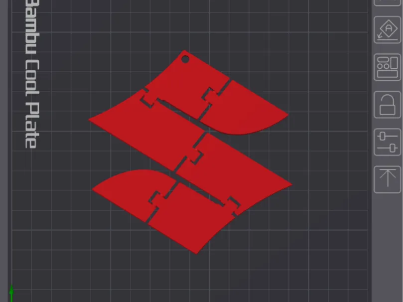 Suzuki logo flex - Free 3D Print Model - MakerWorld