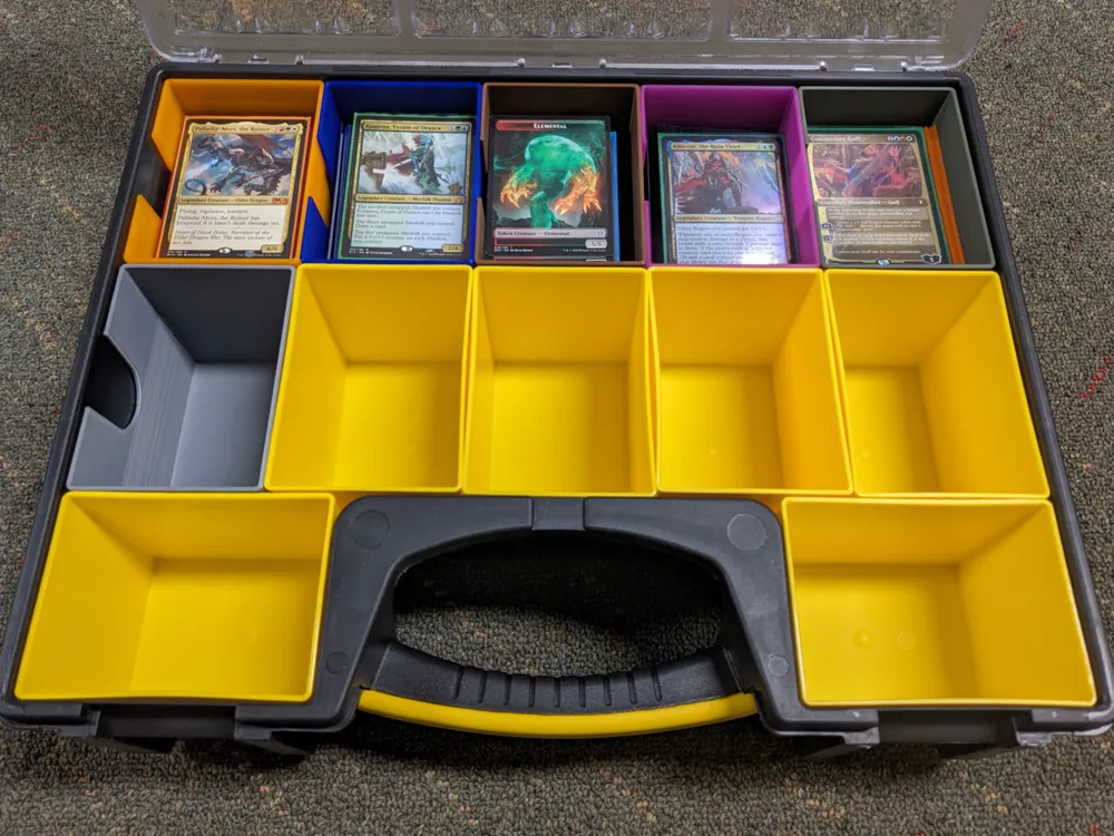Magic (MTG) Stanley 10-Compartment Deep Pro Insert by eclien - MakerWorld