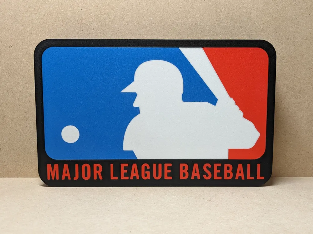 MLB - Major League Baseball Lightbox LED Lamp by SilMan3D - MakerWorld