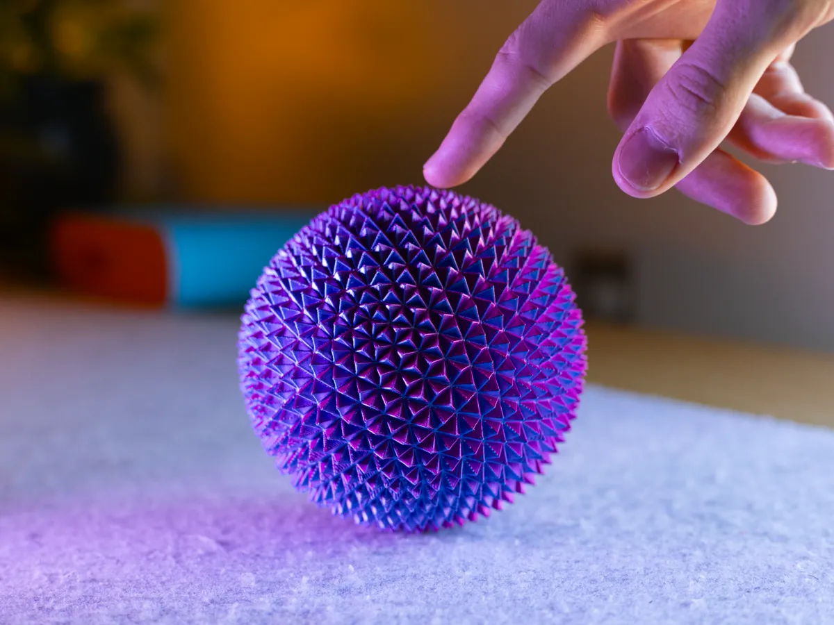 Large Very Spiky Sensory Fidget Sphere - Free 3D Print Model - MakerWorld