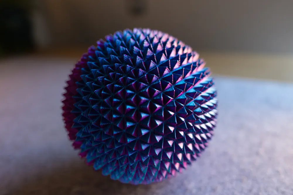 Large Very Spiky Sensory Fidget Sphere - Free 3D Print Model - MakerWorld