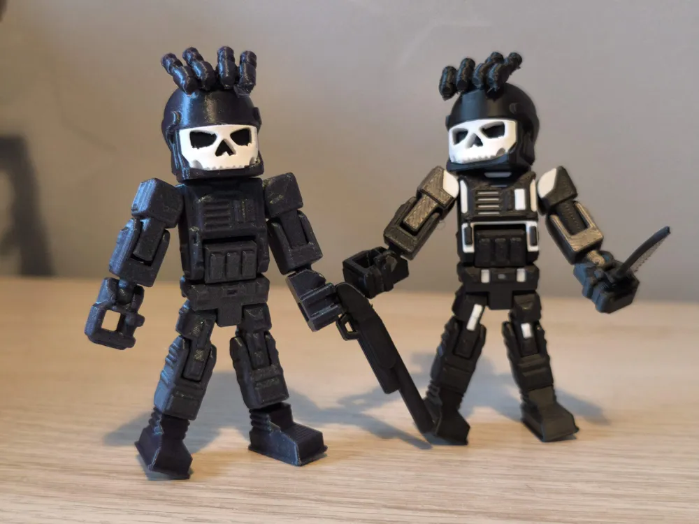 Tactical Ghost Operative (inc Weapons Pack) - Free 3D Print Model ...