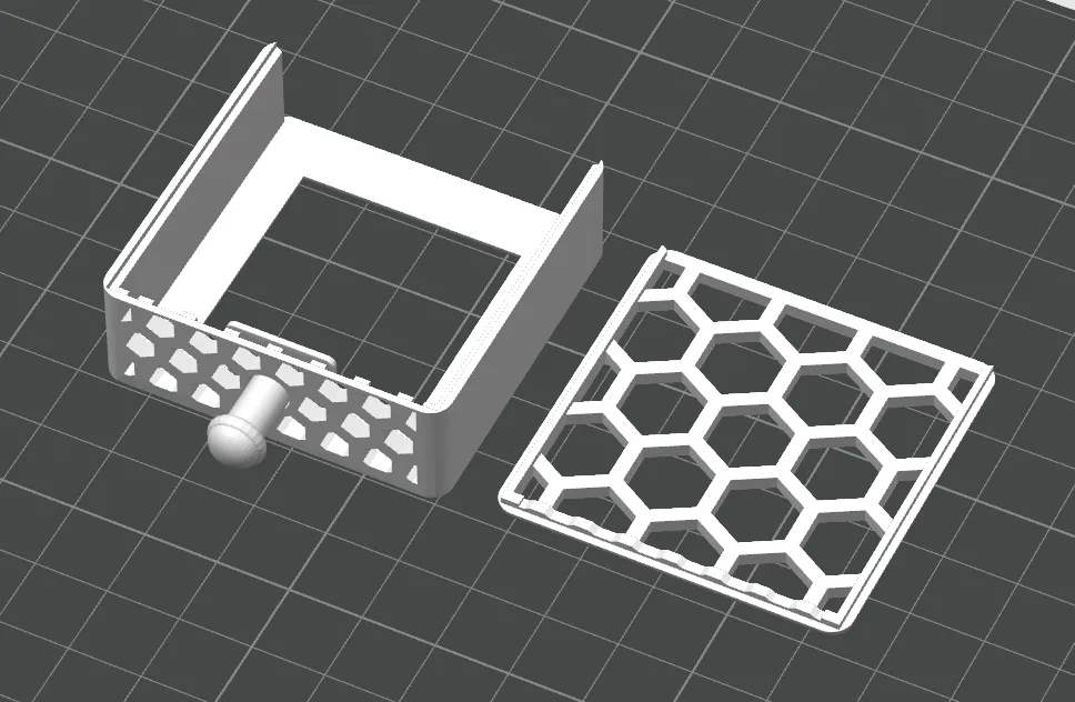 Holder with Eject button - Xiaomi Temp/Hum Monitor - Free 3D Print ...