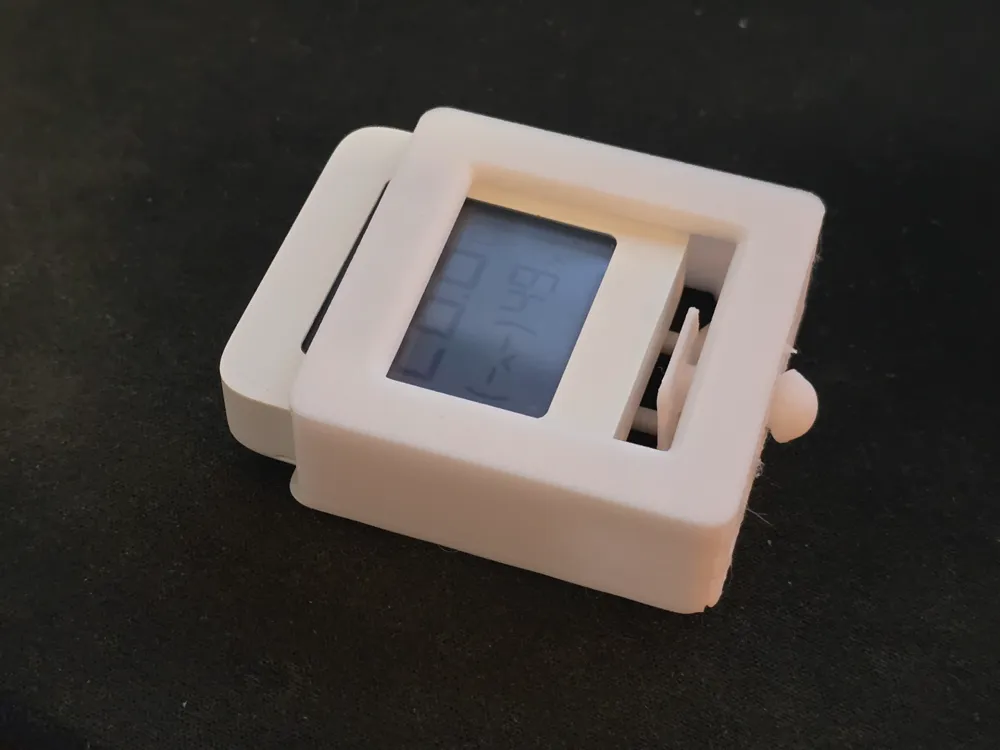 Holder with Eject button - Xiaomi Temp/Hum Monitor - Free 3D Print ...