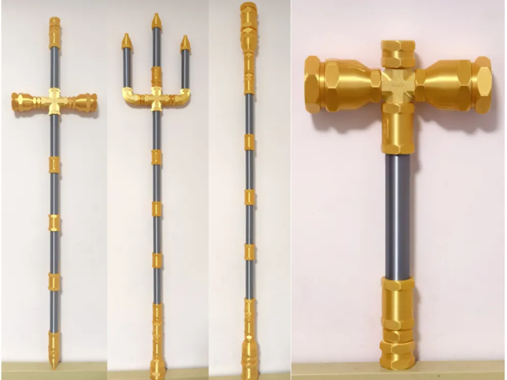 Plumbing Weapon Kit by Soap_Warrior MakerWorld: Download Free 3D Models