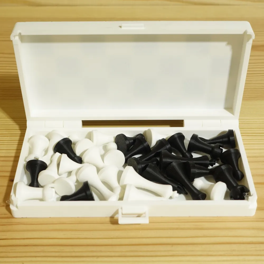 Folding Chess Board With Pieces - Free 3D Print Model - MakerWorld