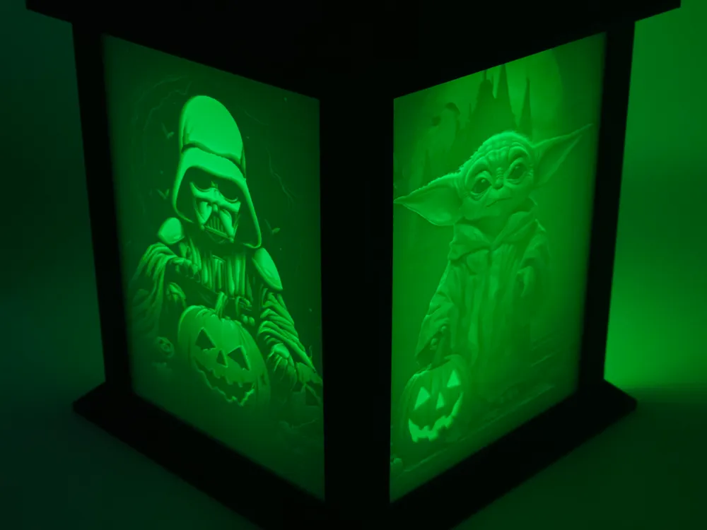 StarWars Halloween Lithophane (panels pack) . (Inspired) Compatible ...